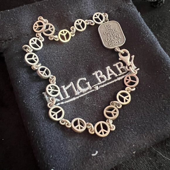 King Baby Studio | Jewelry | King Baby Studio Peace Bracelet | Poshmark
